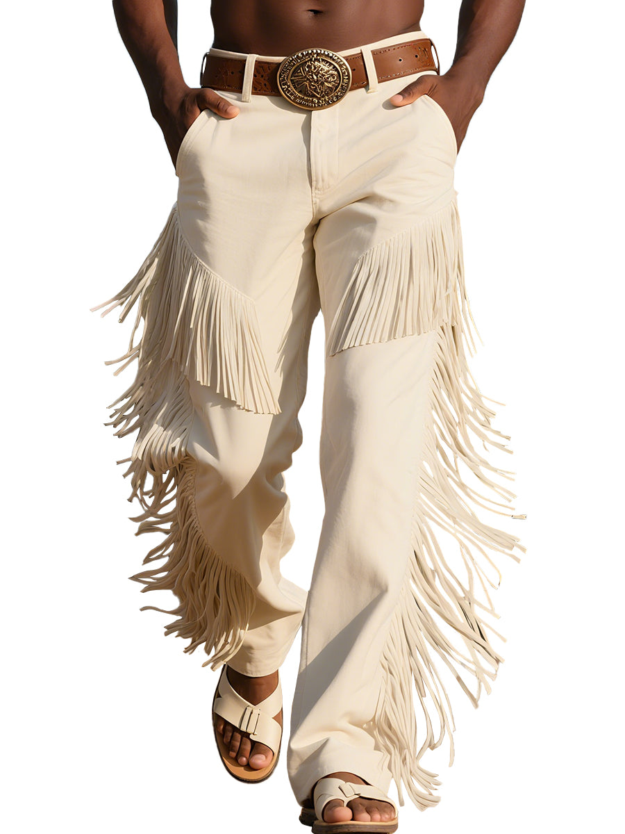 【24-hour shipping out】Stylish Western Style Tassel Trousers – findercube